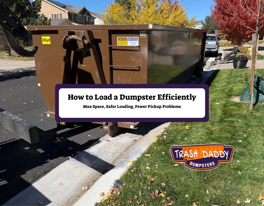 How to Load a Dumpster Efficiently: Max Space, Safer Loading, Fewer ...